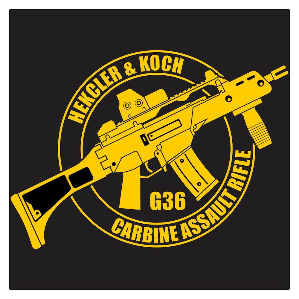 Heckler Koch G36 Carbine with EO Tech series 3 Cutting Sticker | Lazada ...