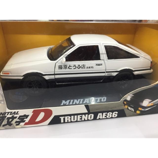 MINI AUTO 1/28 Diecast Miniatur Mobil Initial D Toyota TRUENO AE86 ...