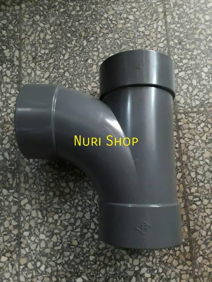 Large Radius Tee 4 x 2 / Tee Y 90 derajat PVC RUCIKA 4 x 2 (inch) D ...