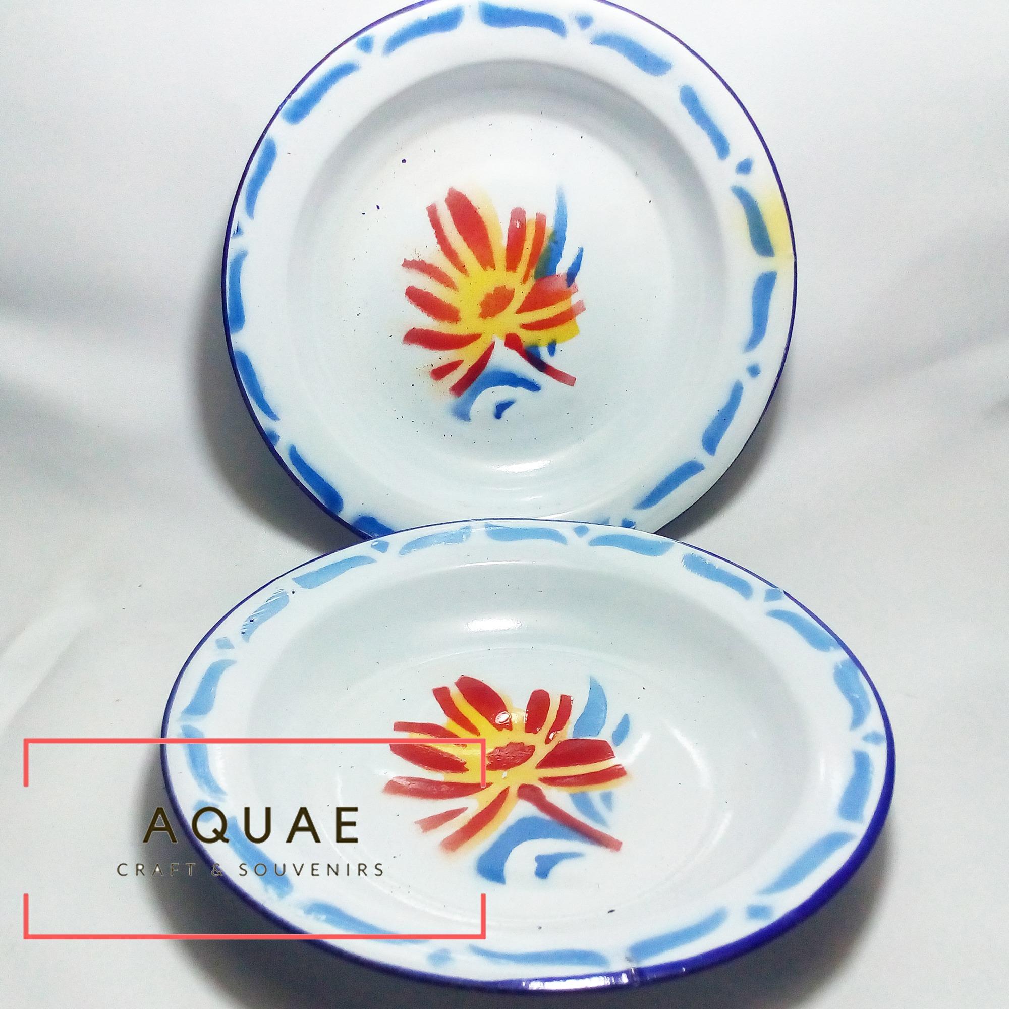AQUAE - Piring Seng Jadul Motif Bunga | Lazada Indonesia