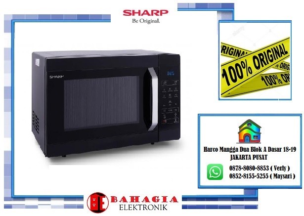 SHARP R 223 DABK MICROWAVE 23 LITER 450 WATT / R223DABK | Lazada Indonesia