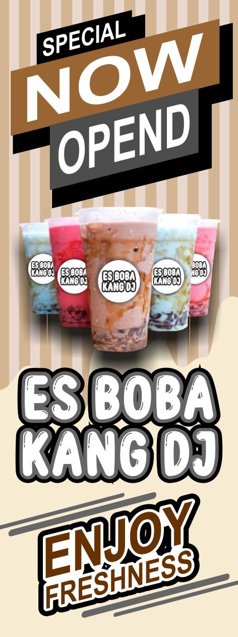 Spanduk X Banner BOBA - Ukuran 60 x 160cm | Lazada Indonesia