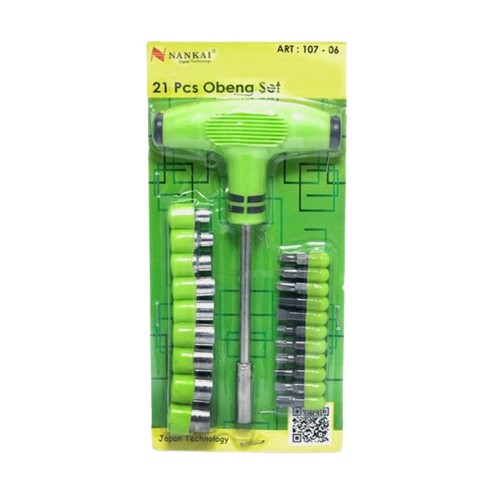 OBENG SOCKET 21 PCS NANKAI / obeng super kuat obeng ketok full baja ...