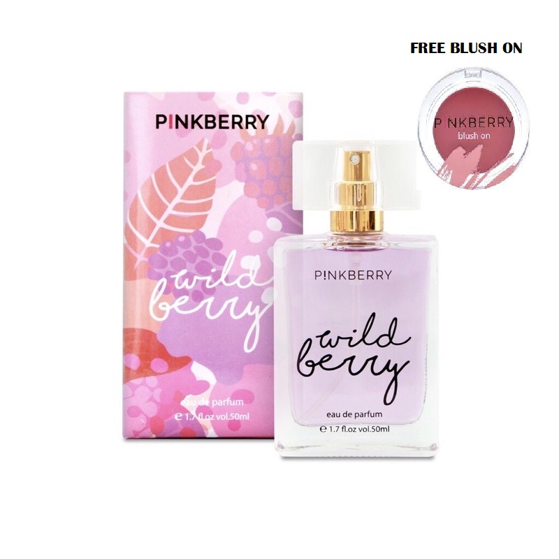 Pinkberry Eau De Parfum Wild Berry 50 ml [FREE BLUSH ON] | Lazada Indonesia