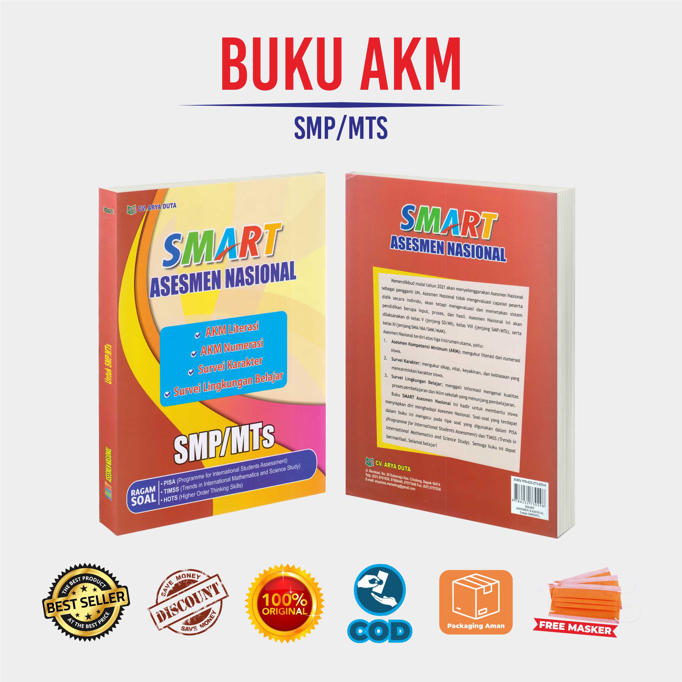 Buku Akm SMP : Smart Asesmen Nasional Tingkat SMP/MTs | Lazada Indonesia