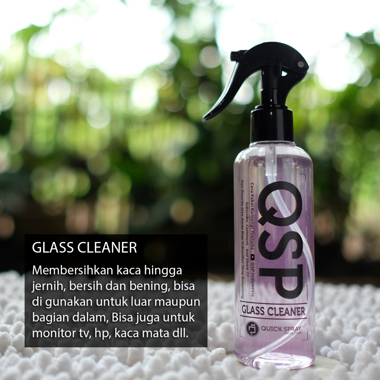 QSP GLASS CLEANER 250ml | Lazada Indonesia