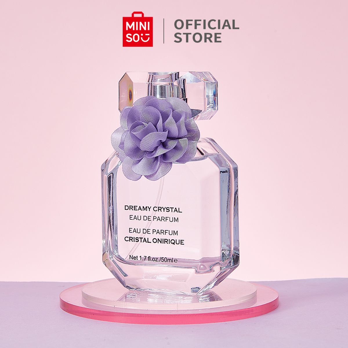 MINISO Parfum Wanita Dreamy Crystal EDP 50ml Minyak Wangi Cewek Tahan ...