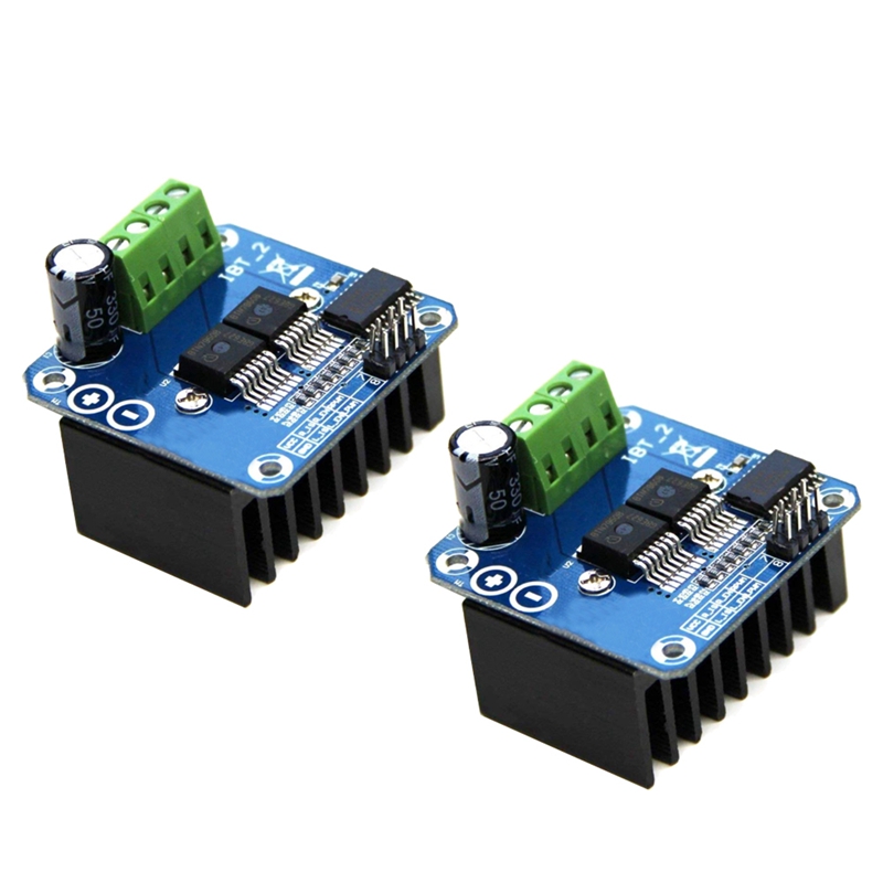2PCS BTS7960 43A Double DC Stepper Motor Driver H-Bridge PWM High-Power ...