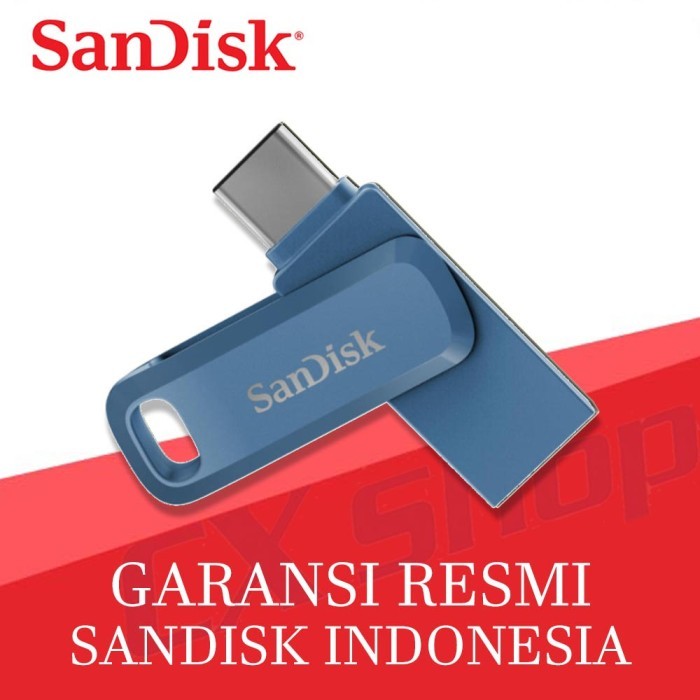 Sandisk OTG 128GB USB Type-C USB 3.1 Ultra Dual Drive Go - Navy Blue ...
