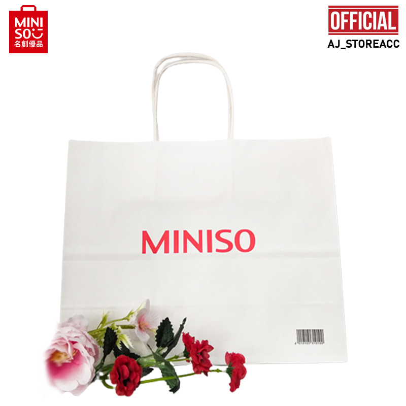 MINISO PAPER BAG SMALL, MEDIUM & LARGE | Lazada Indonesia