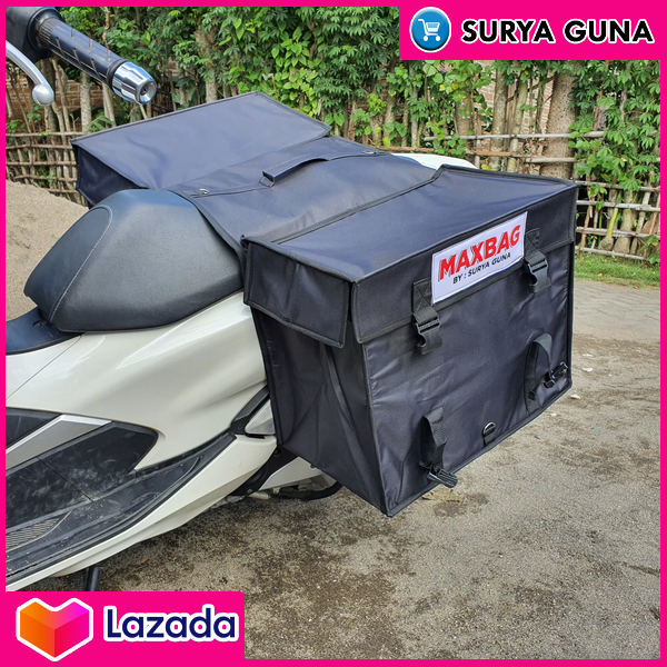 tas barang untuk di motor PCX tas delivery gojek MAX BAG | Lazada Indonesia