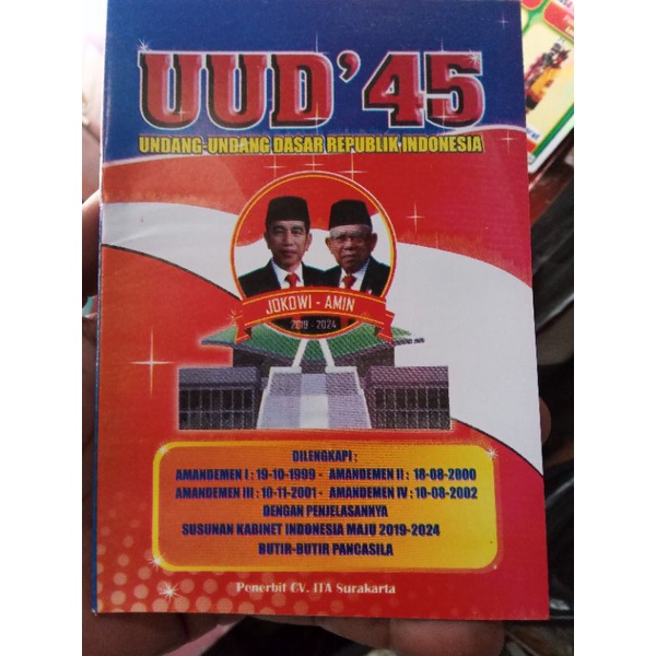 undang undang dasar UUD 1945 edisi terbaru ukuran saku | Lazada Indonesia