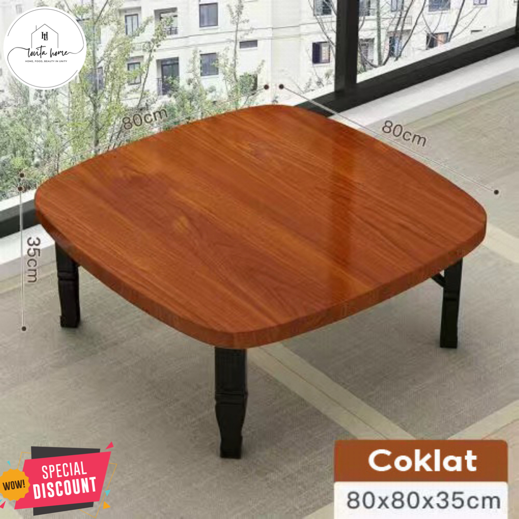 Meja Lipat Lesehan Besar Serbaguna Portable / Meja Lipat Minimalis ...