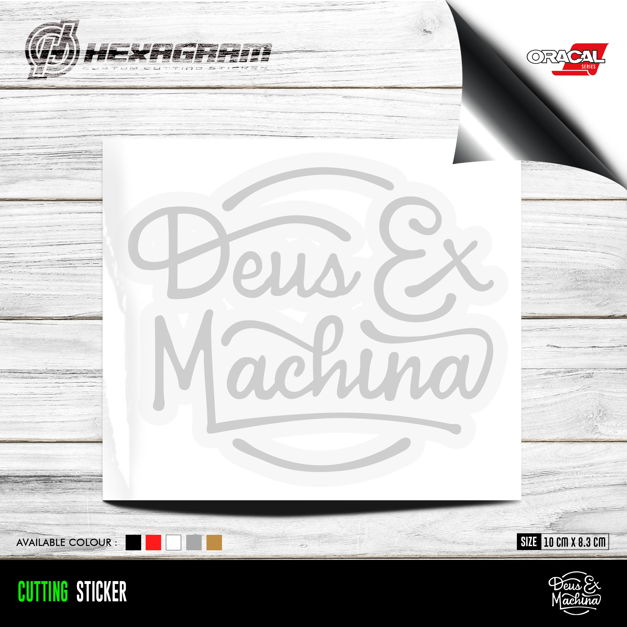 Cutting Sticker Deus ex Machina 02 Logo | Stiker Logo Deus ex Machina ...