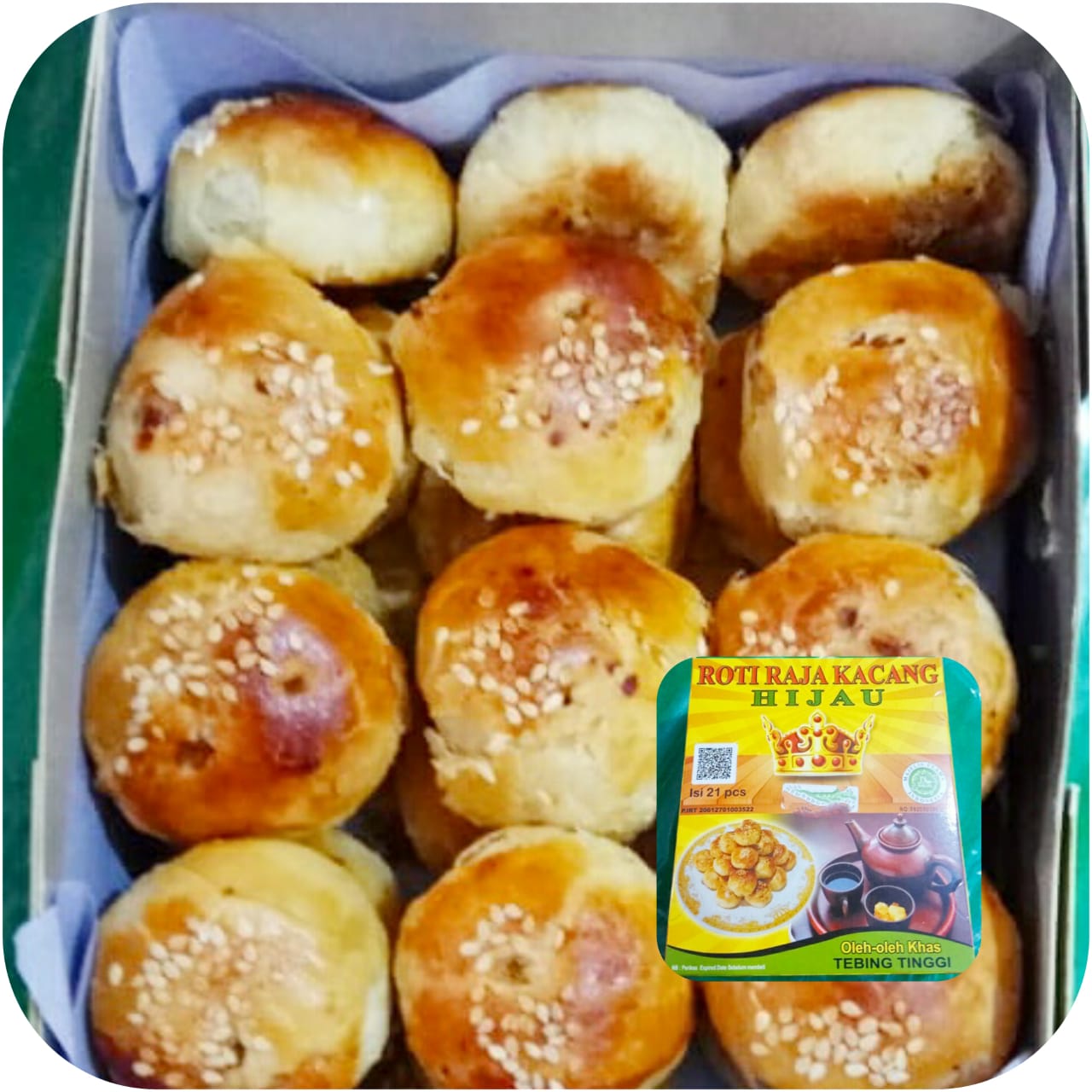 Roti Raja Kacang Hijau khas Kota Tebing Tinggi | Lazada Indonesia