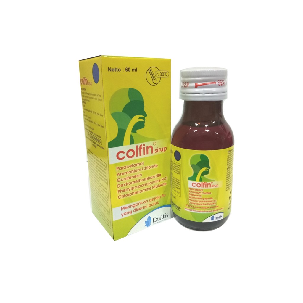 COLFIN Syr | Demam Batuk Pilek Flu | Lazada Indonesia