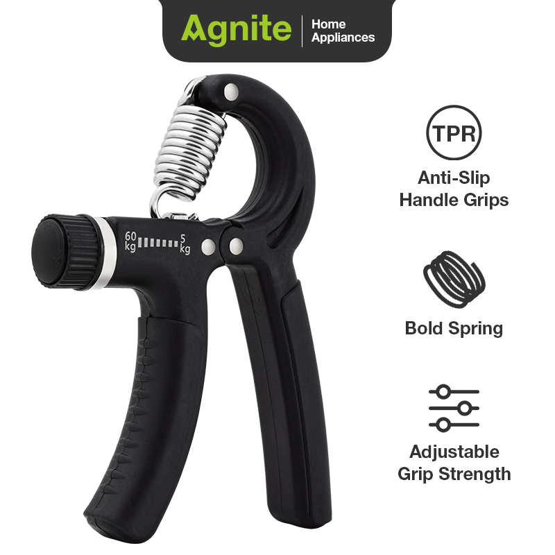 Agnite Handgrip / Fitness Olahraga Tangan 5 - 60 kg Berbagai Warna ...