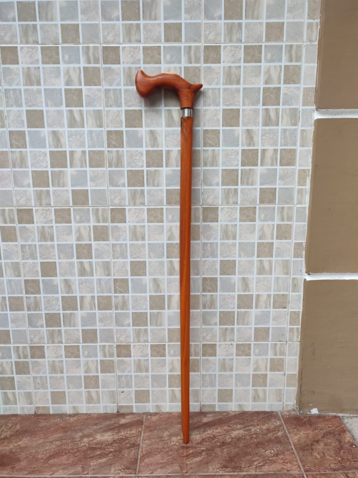 Tongkat Jalan Kayu Secang Asli Model Polos | Lazada Indonesia