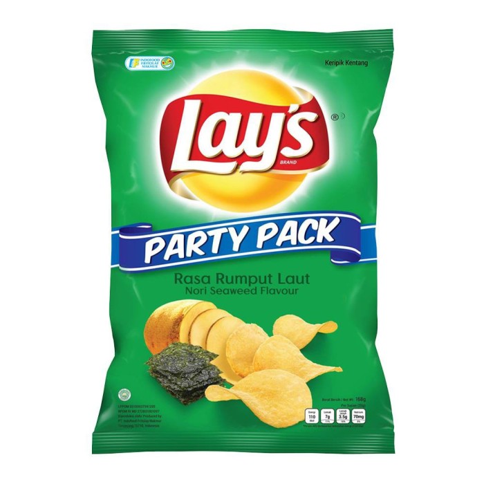 LAY'S RASA RUMPUT LAUT 184 GRAM SNACK KERIPIK KENTANG | Lazada Indonesia