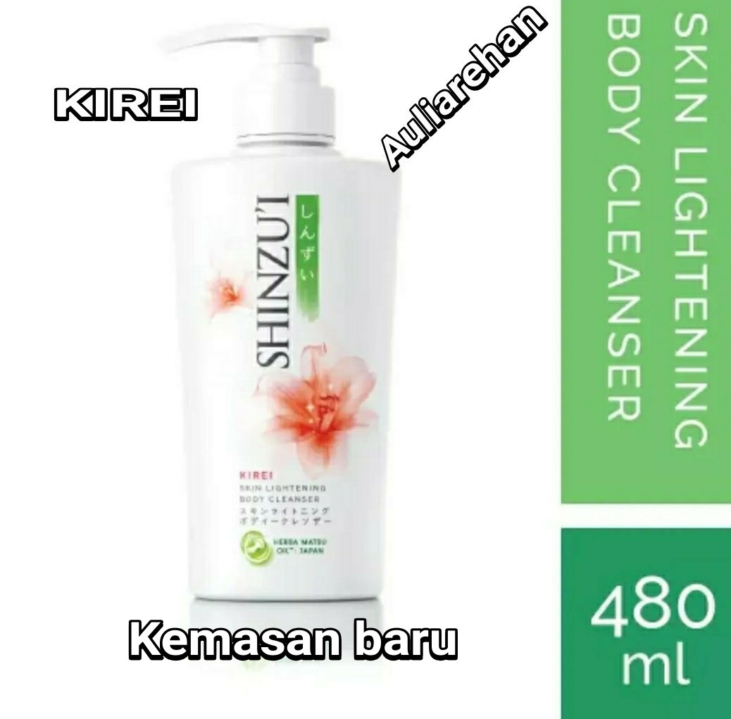 Shinzui skin lightening Body cleanser matsu /pump 480ml refill 400ml ...