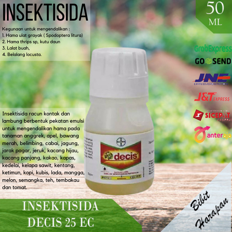 Insektisida Kontak Decis 25 EC Obat Pembasmi Hama Ulat | Lazada Indonesia