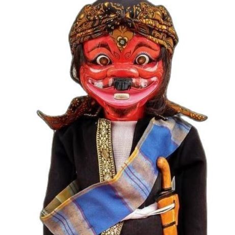 wayang golek cepot kualitas menengah/wayang cepot tradisional Khas ...
