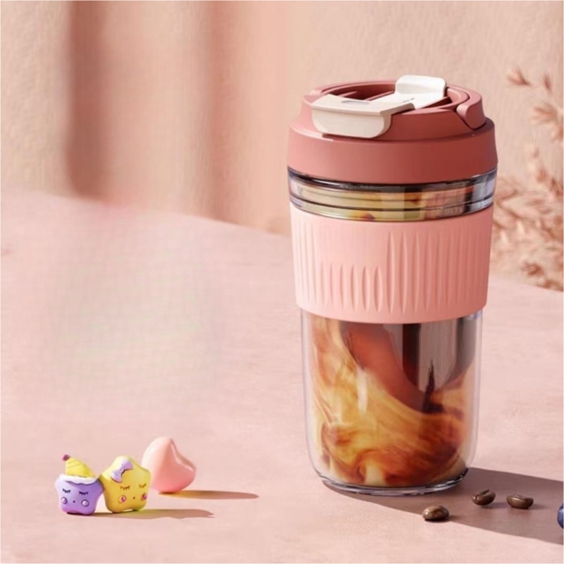 VOOVA Glass Tumblr Aesthetic / Tumbler Kopi / Gelas kaca / Susu ...