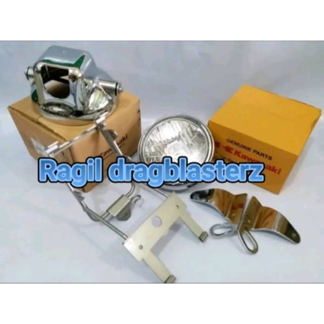 reflektor lampu bulat set ninja SS ninja R original kawasaki | Lazada ...