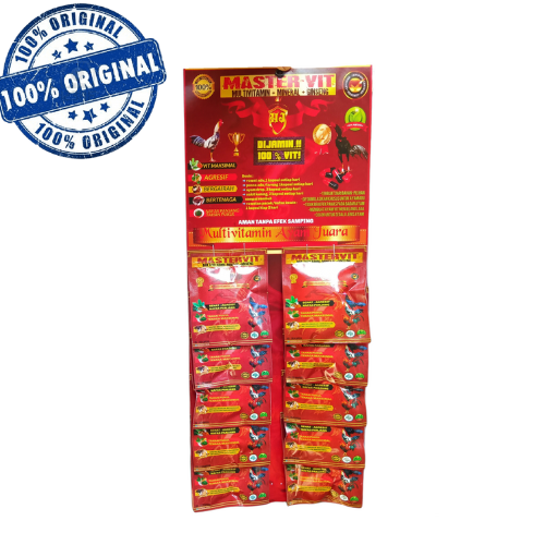 MASTER VIT MULTIVITAMIN AYAM - 1 RENTENG | Lazada Indonesia