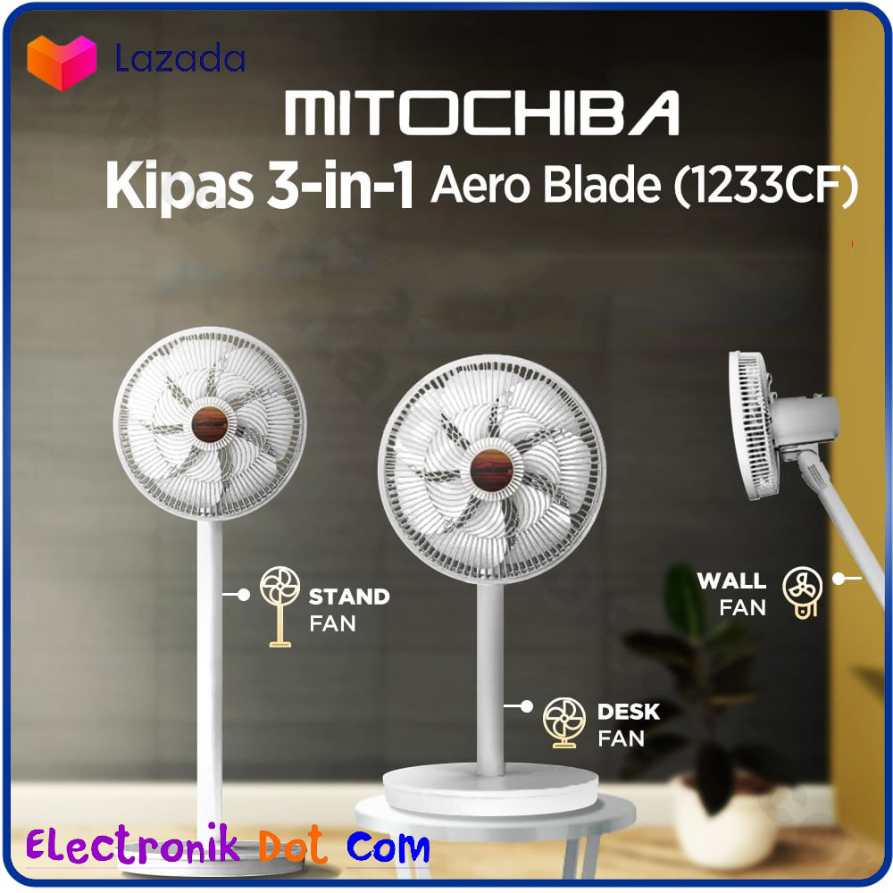 MITOCHIBA 1233CF Kipas Angin 3in1 Fan 12 Inch - Aero Series | Lazada Indonesia