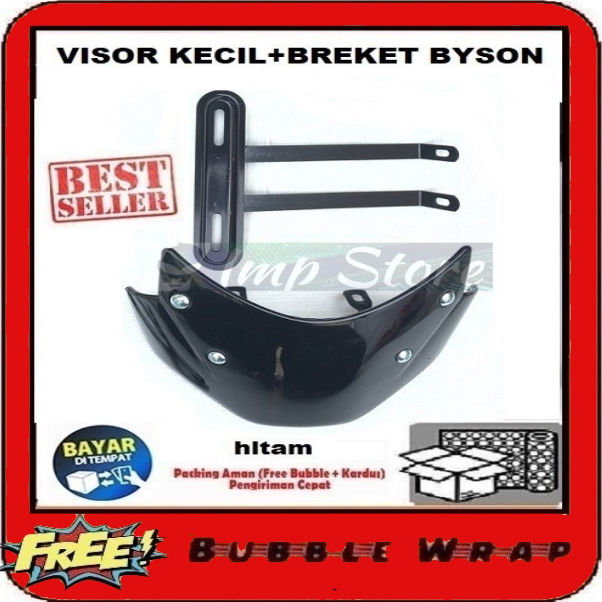 Visor byson plus Breket Windshield / Winsil motor Yamaha Byson ...