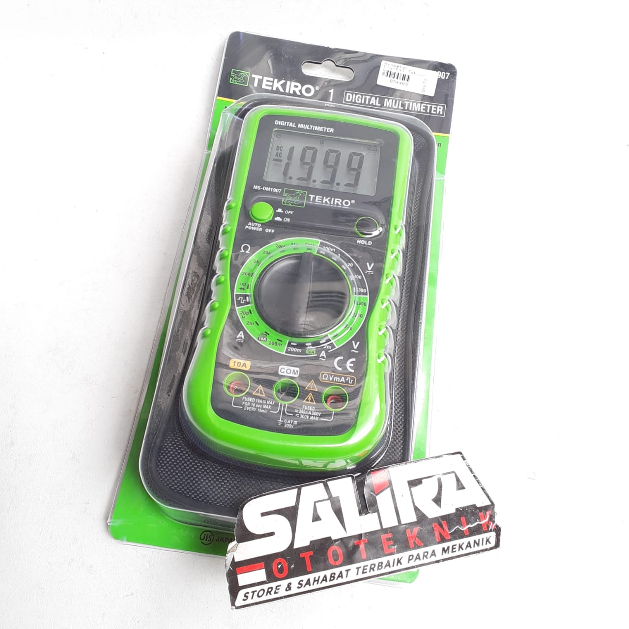 Avometer Digital Multimeter Multi Tester Asli Original Tekiro MS-DM1907 ...