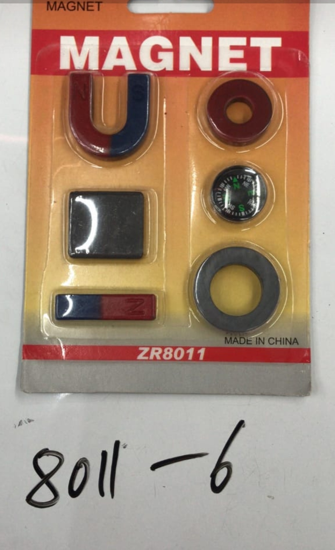 magnet set untuk alat peraga isi 6 bh kemasan kuning merah | Lazada ...