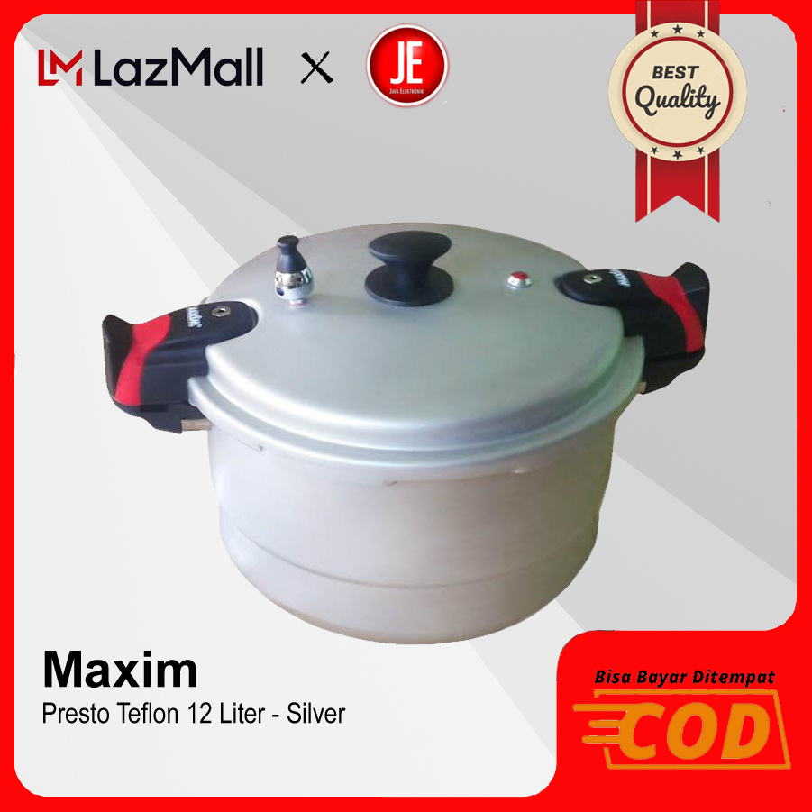 Maxim Presto Teflon 12 Liter - Silver | Lazada Indonesia