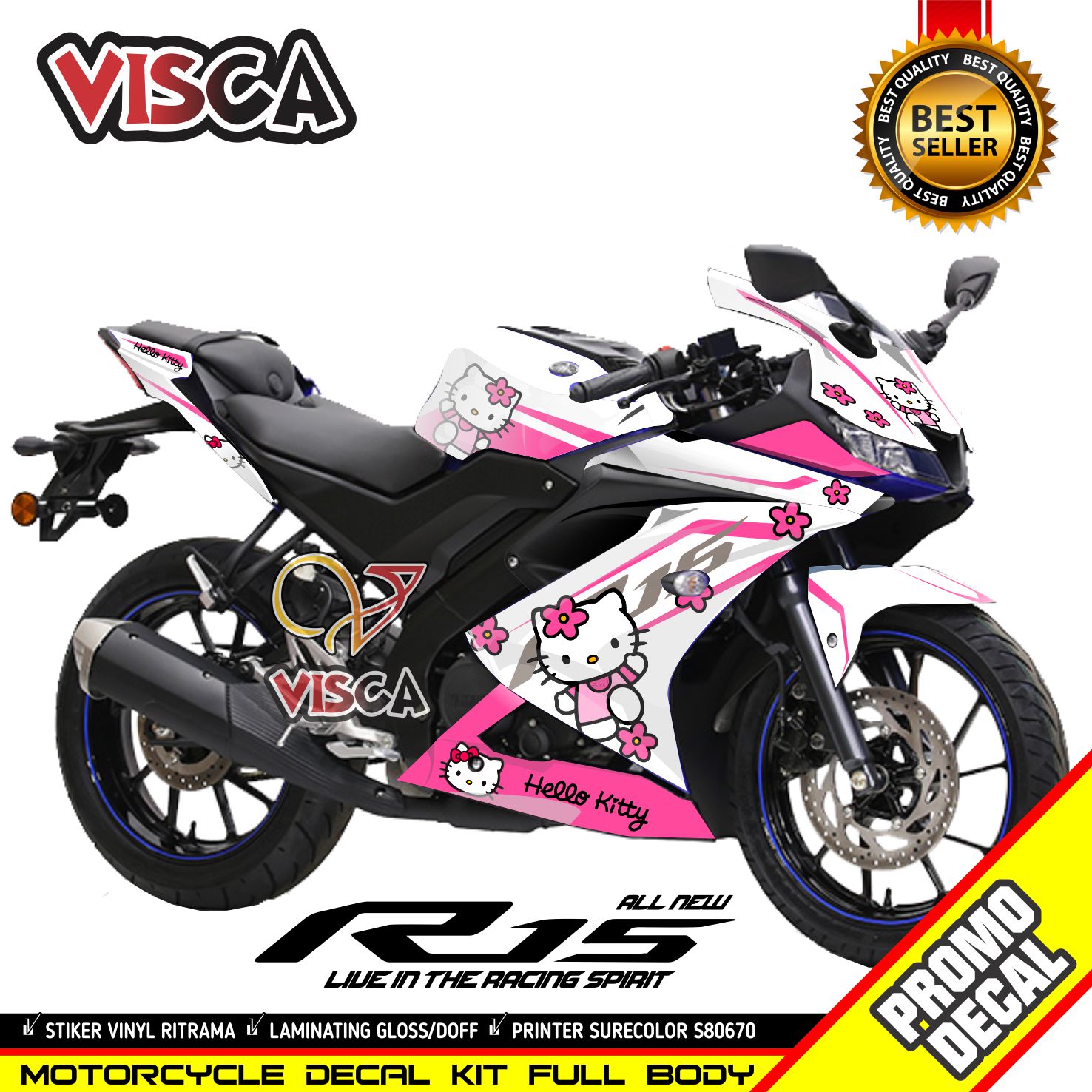 Decal R15 V3 Full Body Keren Stiker R15 V3 Full Body Keren Striping R15 ...