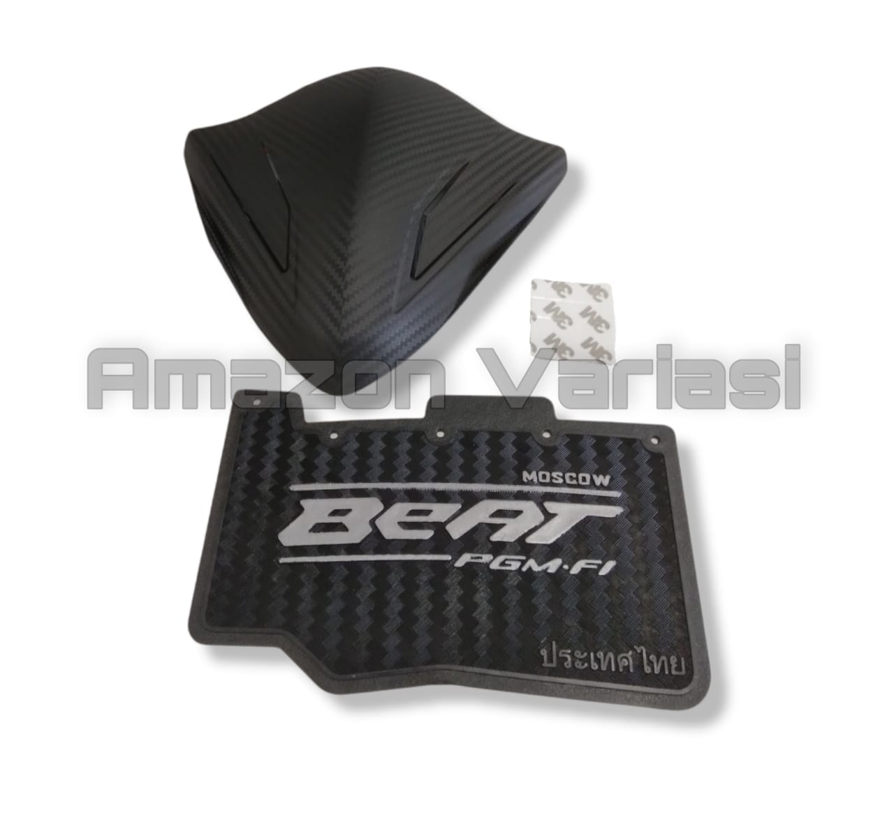 VISOR BEAT NEW ESP FI KARBON HITAM TGP HONDA BEAT PLUS MUDFLAP BEAT ...