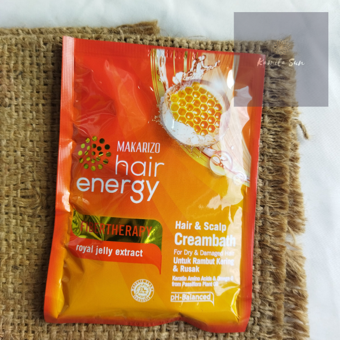 MAKARIZO Hair Energy Hiar Scalp Creambath 60ml BPOM/hair creambath ...