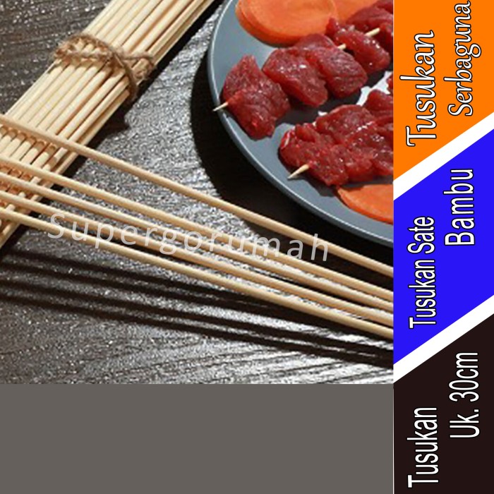 Tusukan Sate - Tusukan Sate Bambu - Tusukan - 30cm | Lazada Indonesia