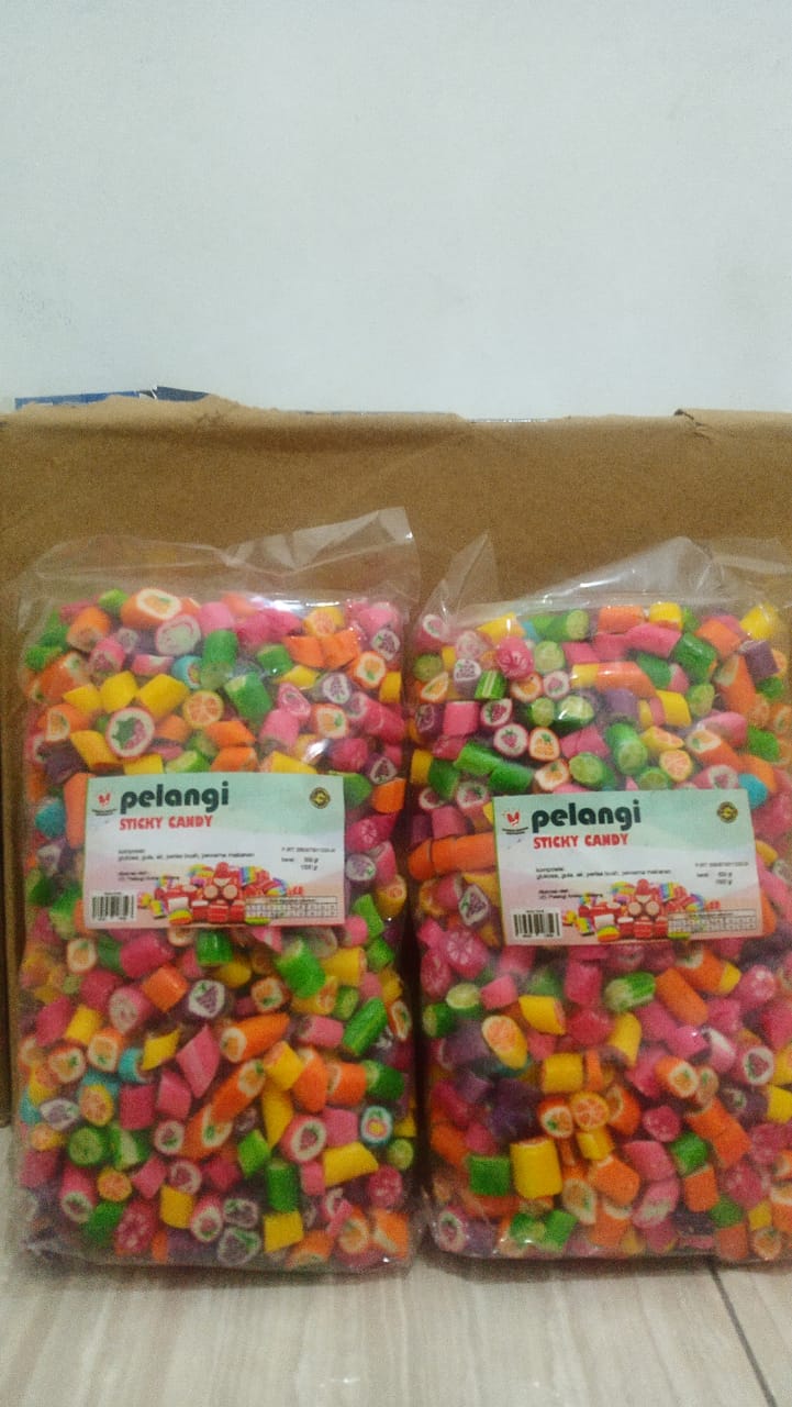 1 KG PERMEN STIK CANDY VIRAL JUMBO - Permen Sticky Candy Roll Loss 1kg ...