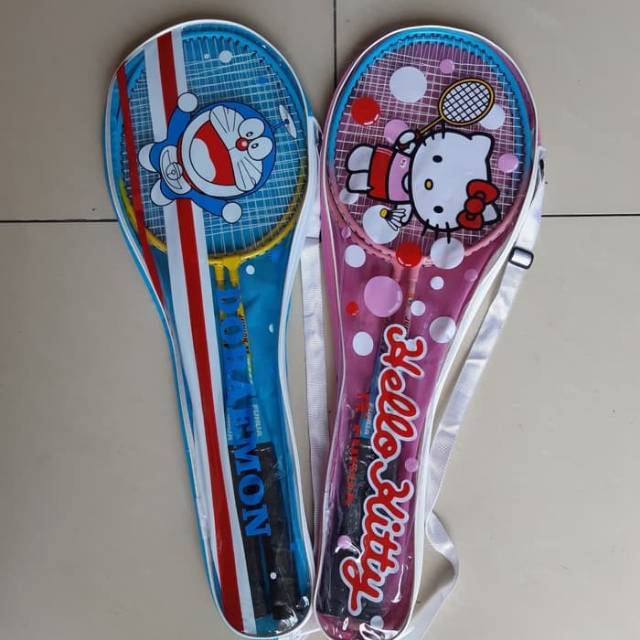 Raket Badminton Anak Karakter - Mainan Racket Bulutangkis Edukatif ...