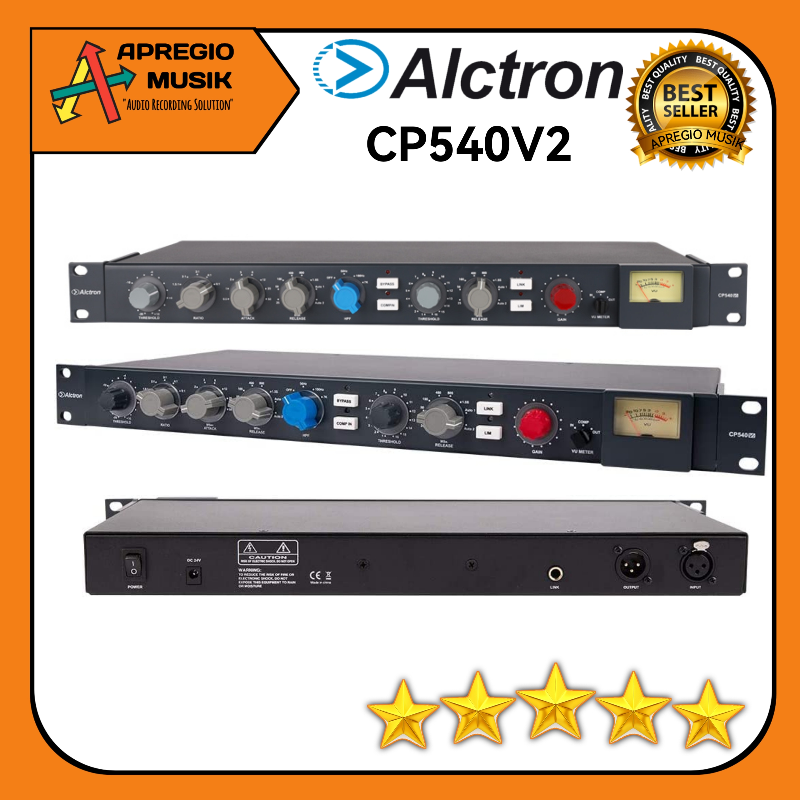 Alctron CP540V2 Professional Microphone Compressor and Limiter | Lazada ...