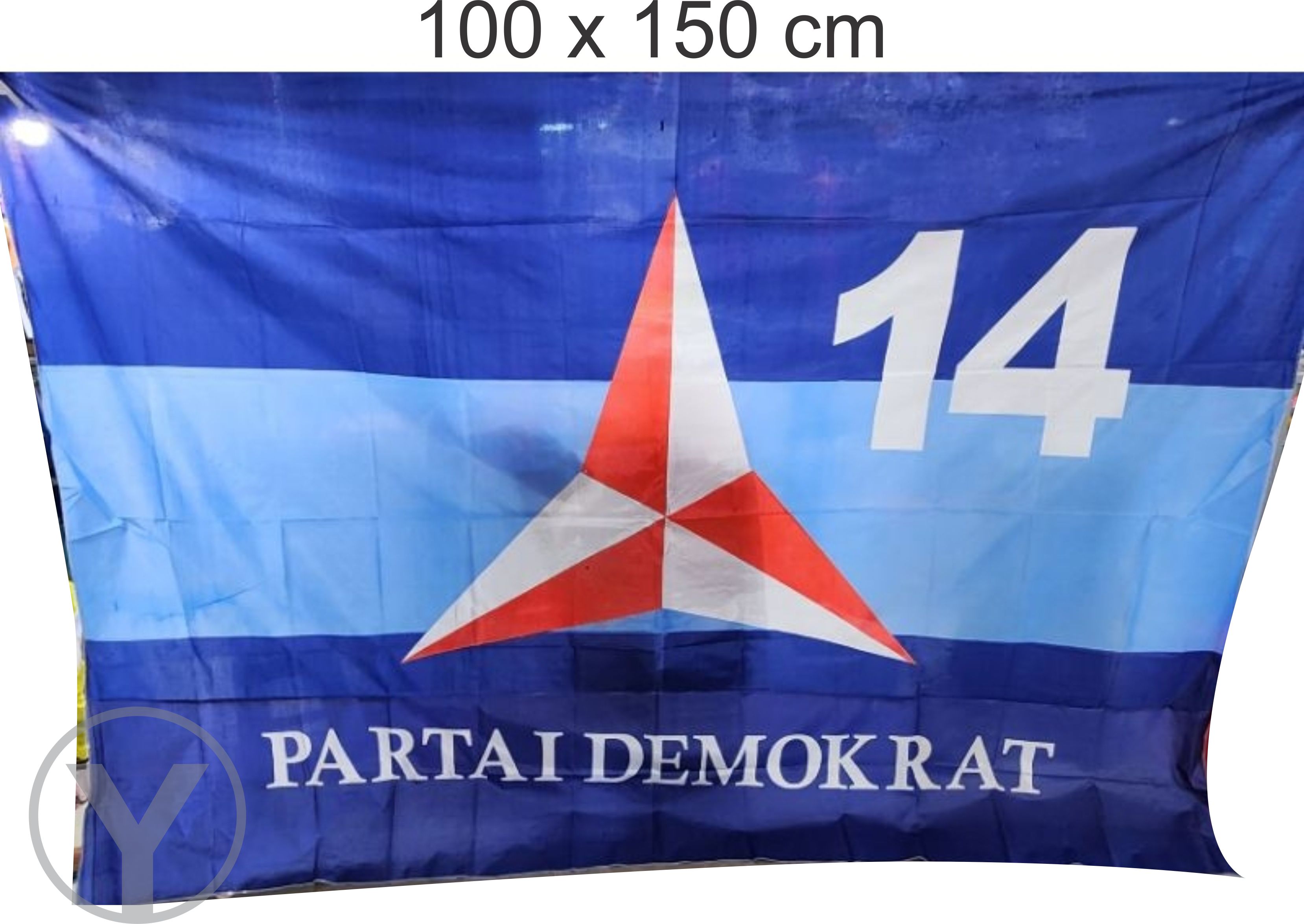 bendera tiang-bendera partai, bendera demokrat 100 x 150 | Lazada Indonesia