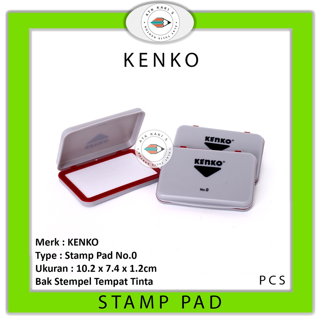 KENKO - STAMP PAD No.0 BAK STEMPEL - Pcs | Lazada Indonesia