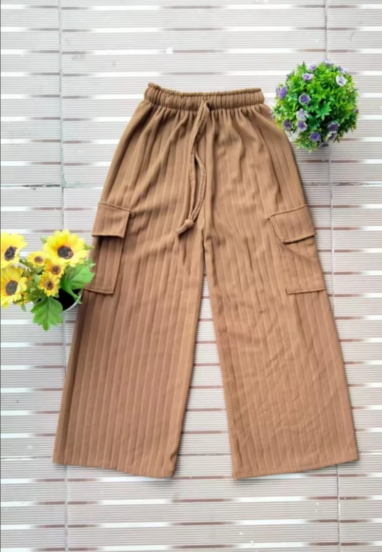 kulot knit cargo anak perempuan terbaru / celana knit anak perempuan ...