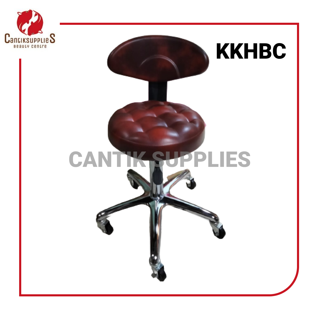 Kursi Salon Hidrolik Bulat / Barstool / Bangku Kantor Roda / Kursi ...