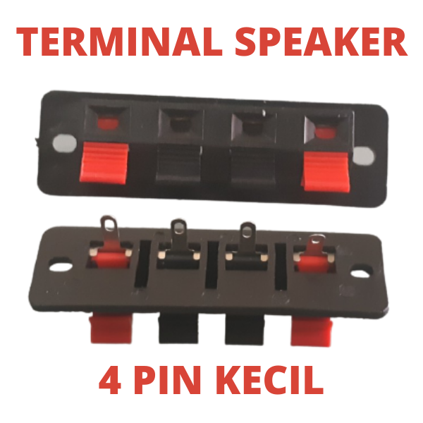 1PCS TERMINAL SPEAKER 4 PIN KECIL "4PIN""STEREO""COLOKAN""KONEKTOR ...