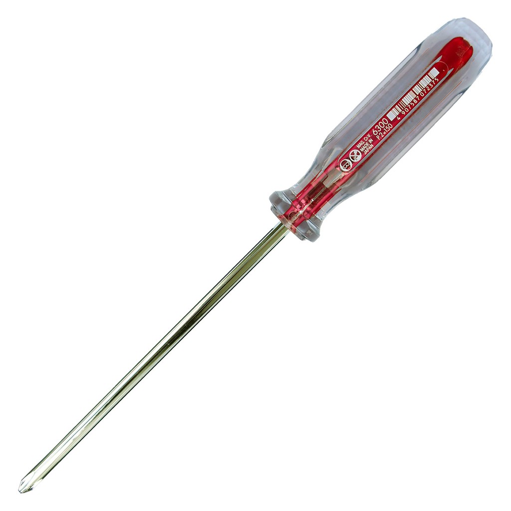 Obeng Vessel 6300 - PH2x150mm - Crystaline Screwdriver - Long Shank ...