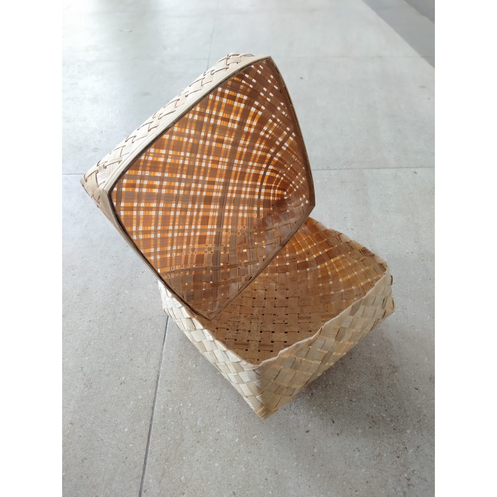 ANYAMAN BESEK BAMBU//BESEK BAMBU// TEMPAT MAKANAN | Lazada Indonesia