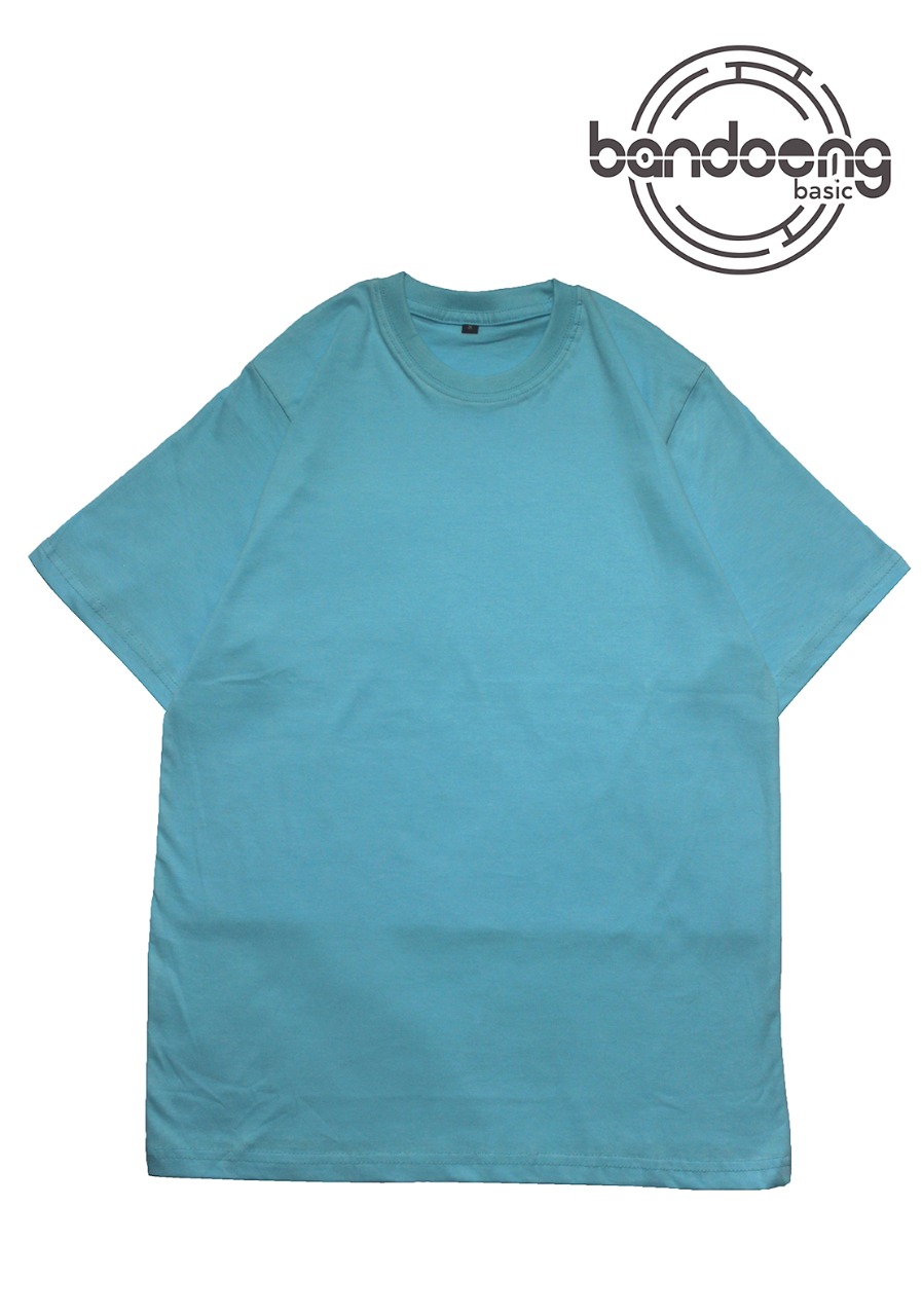Kaos Polos Cotton Combed 100% Tangan Pendek Premium Warna Turkish Muda ...