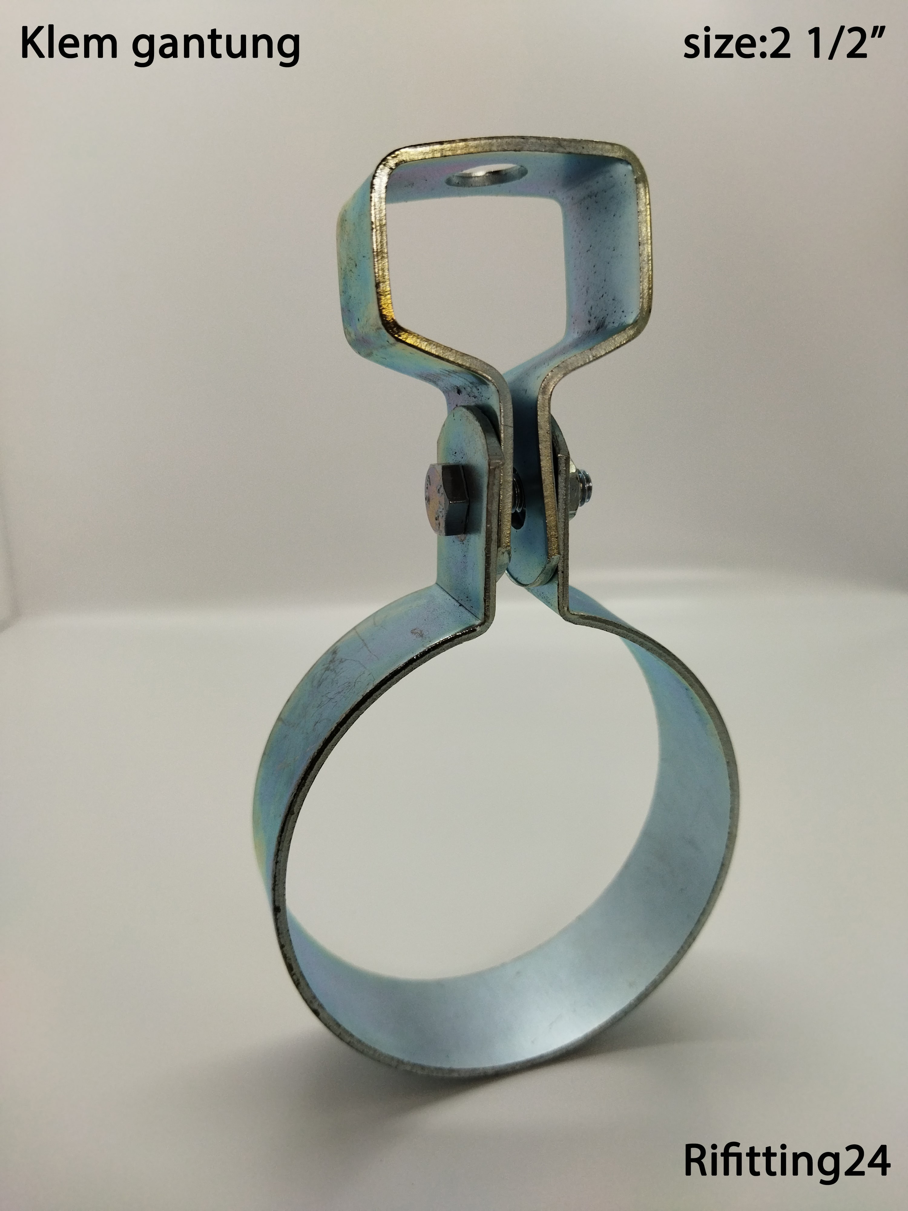 KLEM GANTUNG 2 1/2"/HANGER KLEM 2 1/2"/KLEM PLAT BESI TEBAL GALVANIS ...